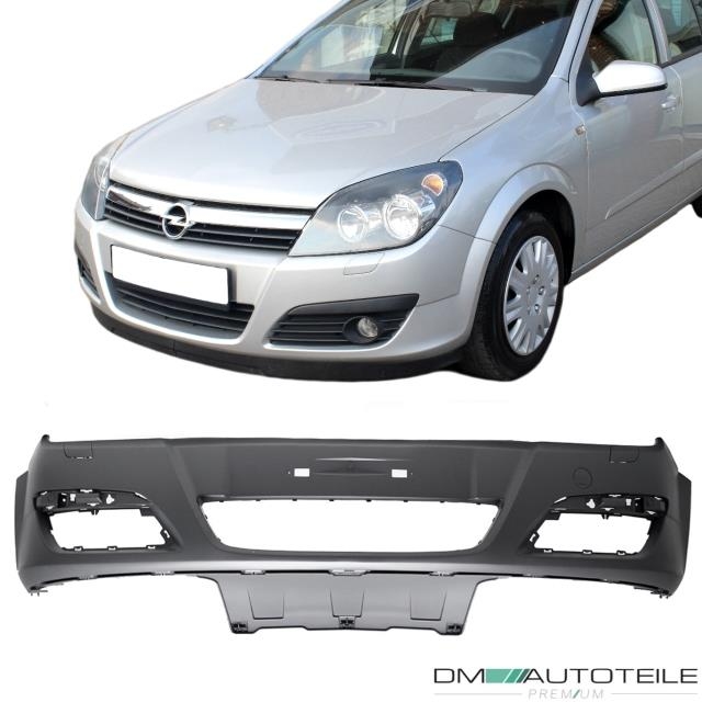 Opel (Vauxhall) Astra H Front Bumper 04-07 primed for headlamp washer ...