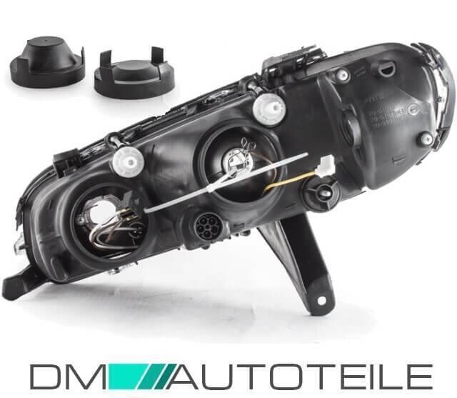 Set Opel Omega B Clear Glas Headlight Left 94-99 H1/H7 + H1 Bulb